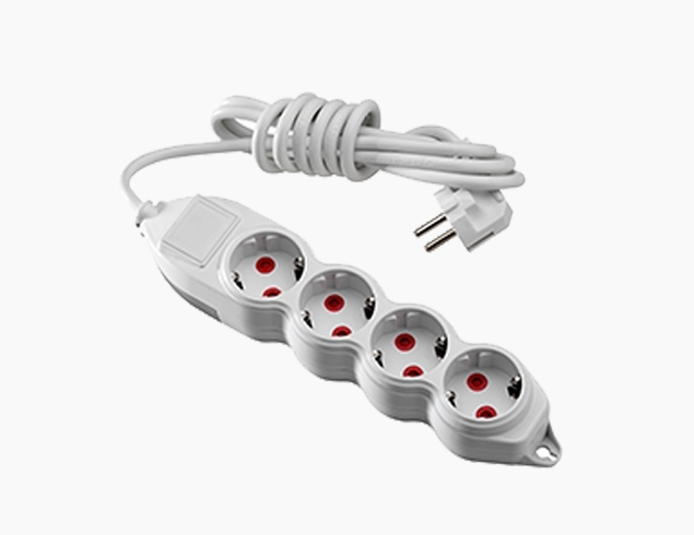 Quad Grounded Child Proof Group Socket 5M(3X1) - Mono Electric