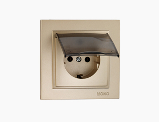 Clamshell Grounded Socket - Mono Electric