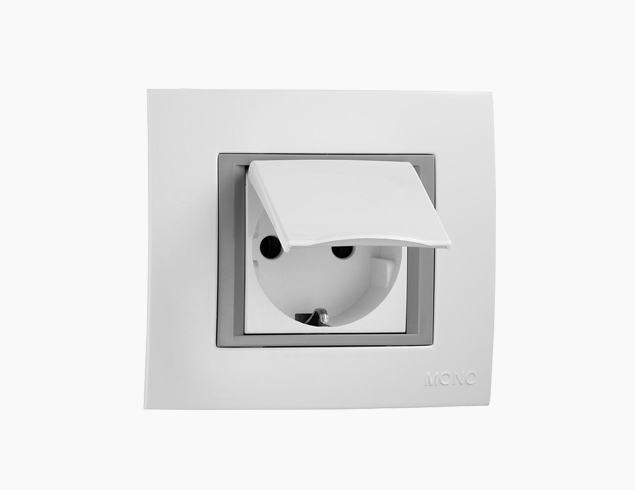 Clamshell Grounded Socket - Mono Electric