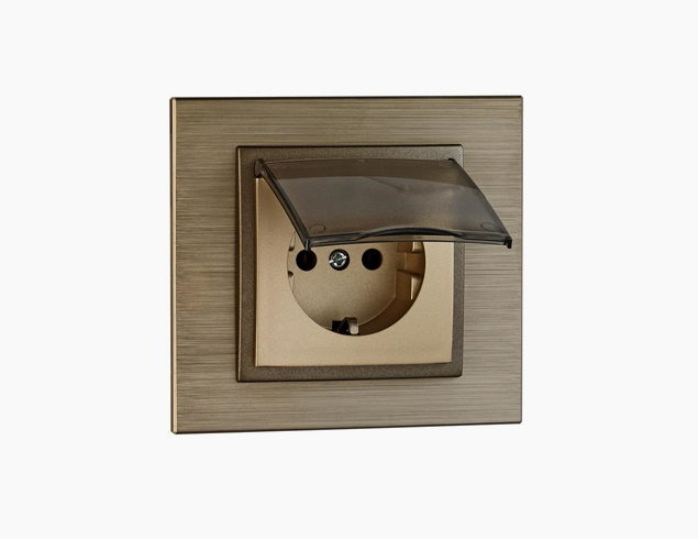 Clamshell Grounded Socket - Mono Electric